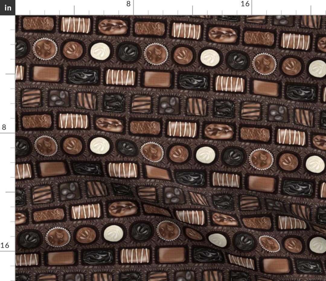 Chocolate Box Fabric Box of Chocolates by Hblovescrafts Milk Chocolate ...