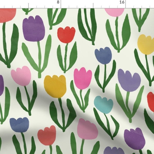 Fabric Tulips - Etsy