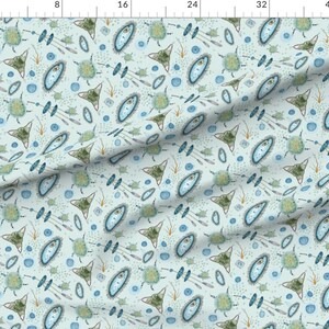 Bacteria Fabric Microbe by Jennifer Geldard Bacteria Biology ...