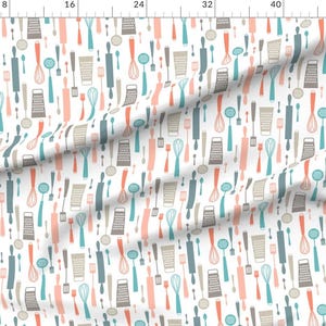 Modern Kitchen Fabric - Kitchen Utensils by Heleenvanbuul - Mod Kitchen ...