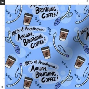 Scrub Fabric - Abcs of Anesthesia by Ladybugsurgery - Surgery Surgeon ...