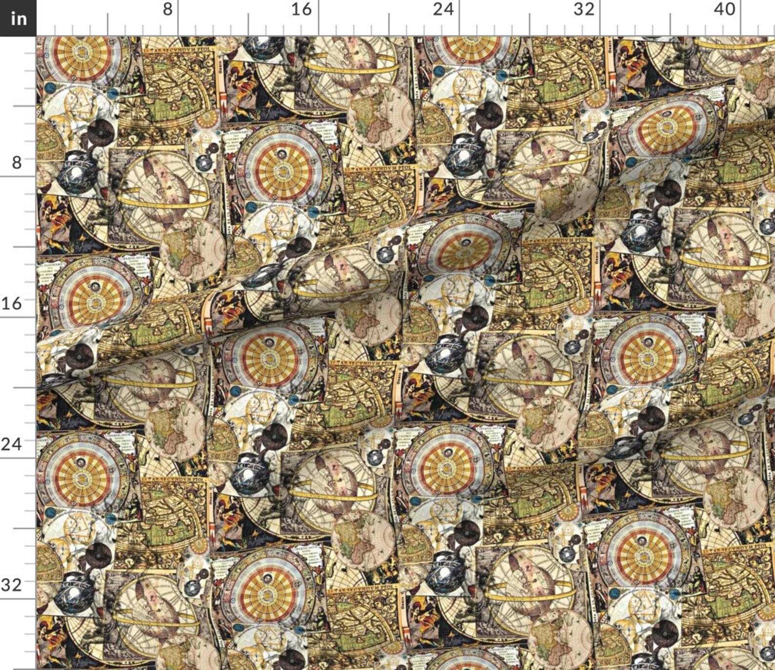 Zodiac Fabric What's Your Sign by Whimzwhirled Zodiac - Etsy