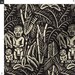 Tiki Fabric Atua Aru 1a by Muhlenkott Tiki Hawaiian Tropical Modern ...
