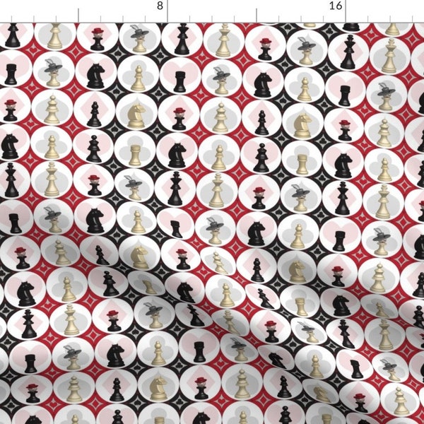 Chess Fabric - Etsy