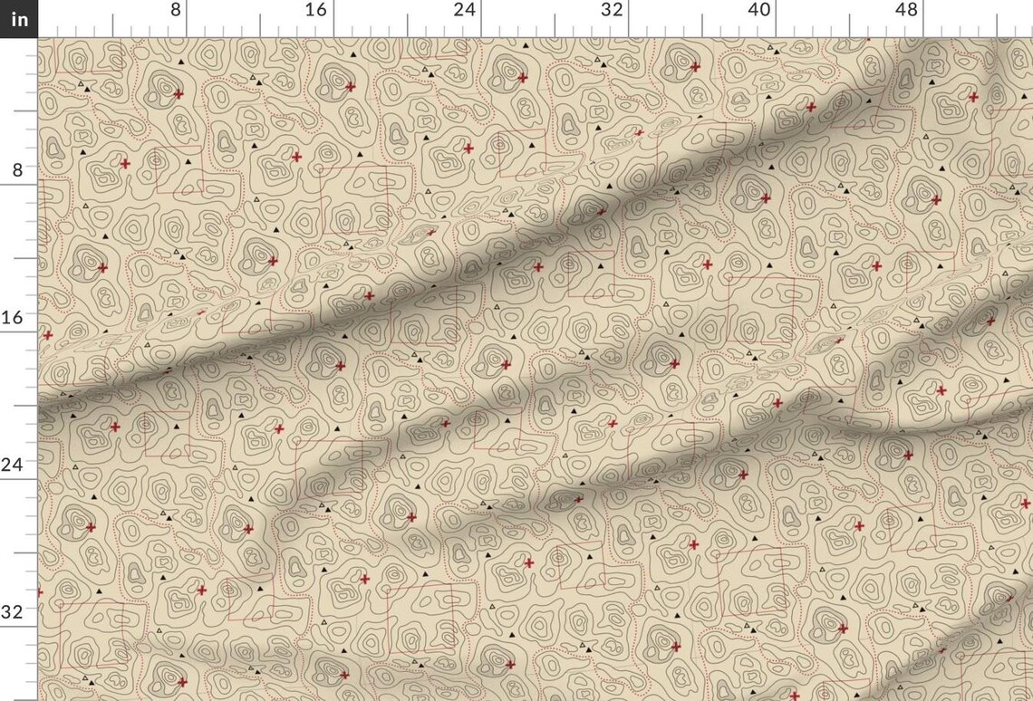 Geological Survey Fabric - Geological Survey by Katerhees - Map ...