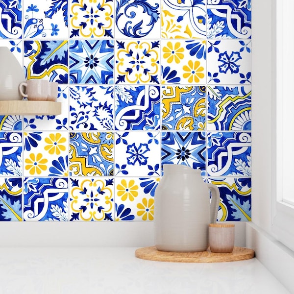 Tile Wallpaper - Etsy