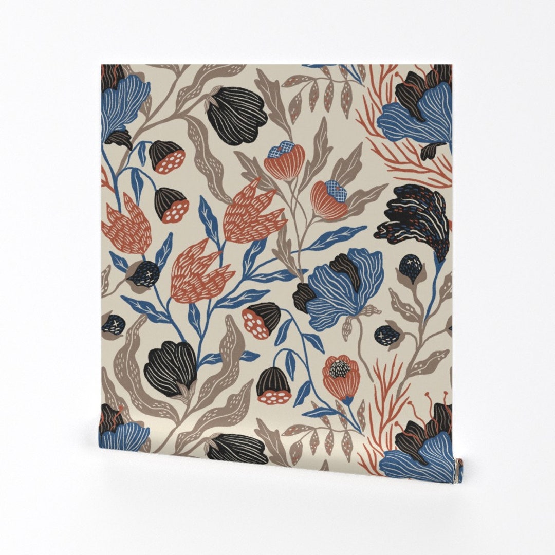 Boho Wallpaper - Calanthia Light by Scarlet_soleil - Floral Fall ...