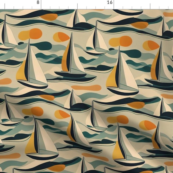 Nautical Fabric - Etsy