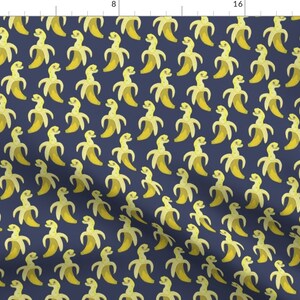 Bananas Fabric Banana Snakes Small Scale by Dorkabrain - Etsy