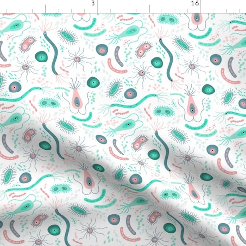 Chemistry Fabric Tiny Chemistry by Pinkpineappleworks Blue - Etsy