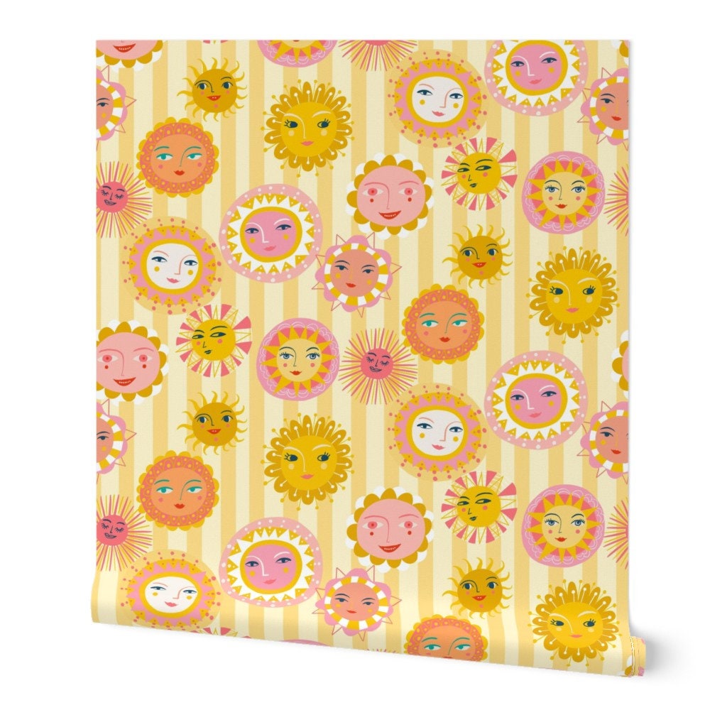 Sunny Days Wallpaper Everyday Sunshine by Miraparadies - Etsy