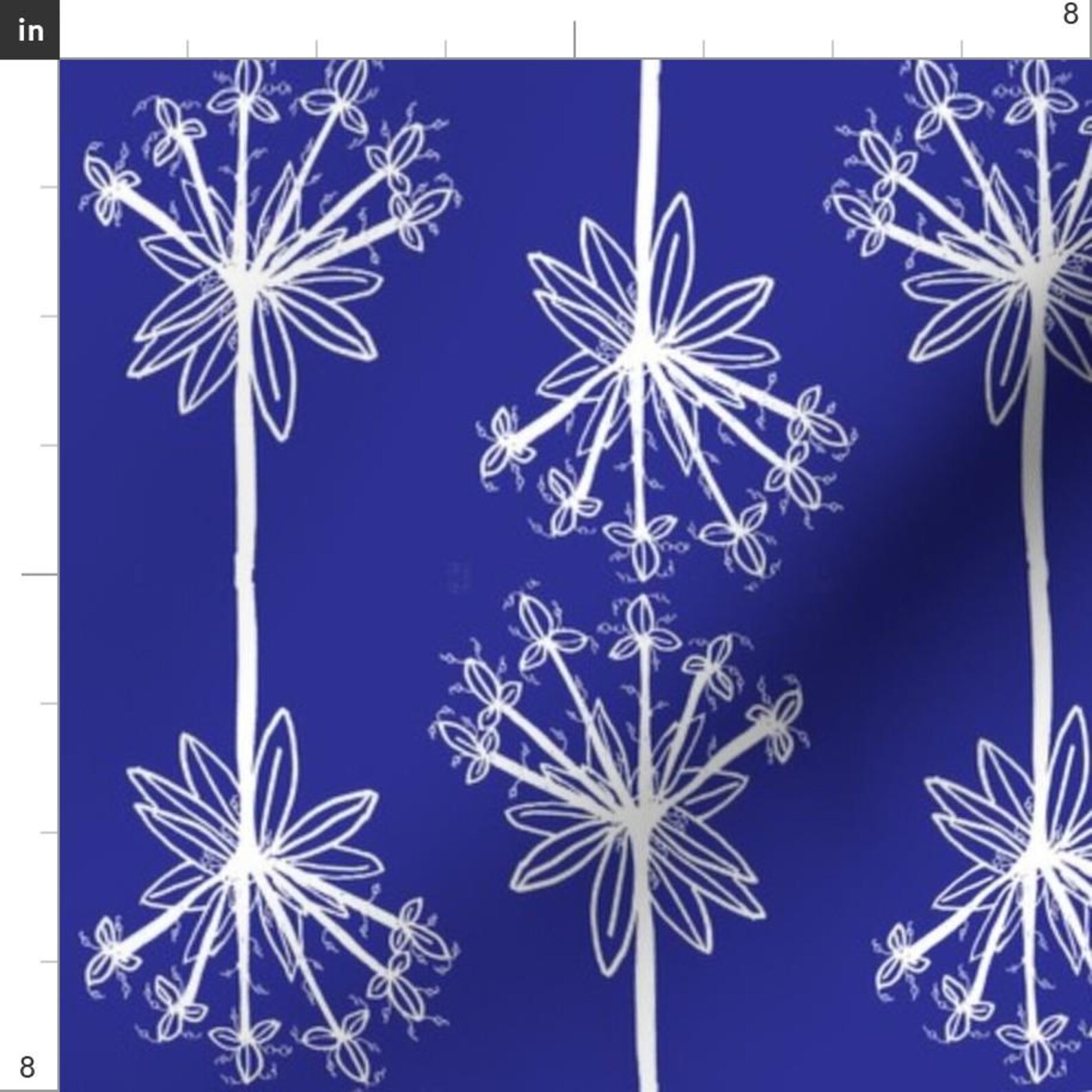 Quaking Flowers Fabric - Quaking Flowers by Gillianlancaster - Bright ...