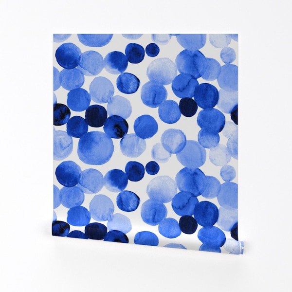 Royal Bold Blue Wallpaper - Etsy