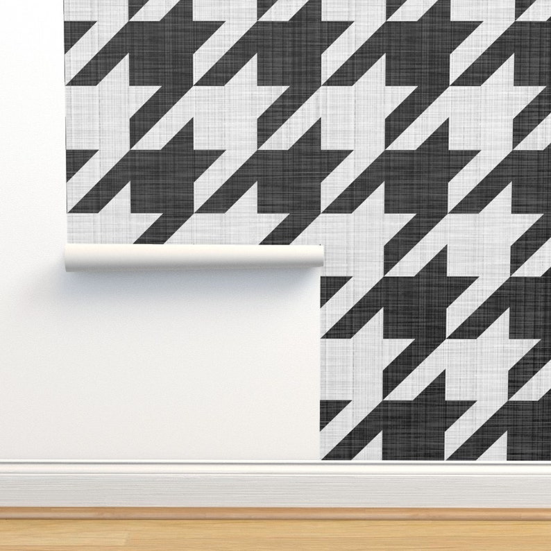 Houndstooth Wallpaper the Houndstooth Check by - Etsy