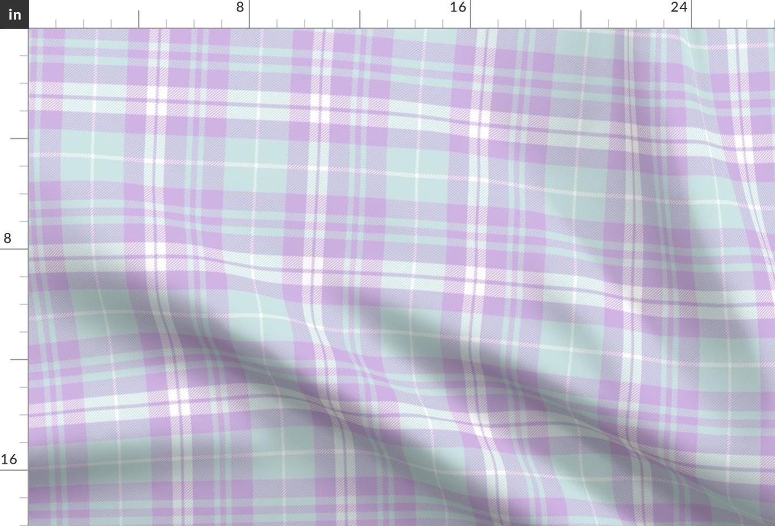 Plaid Fabric - Plaid Lilac Grove || the Lilac Grove Collection by ...
