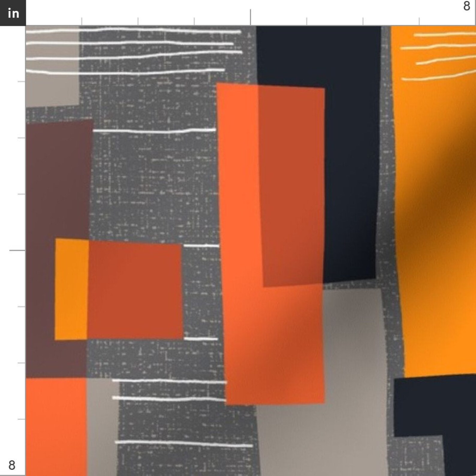 Bold Modern Decor Fabric Marks and Color Blocks by Elizabeth - Etsy