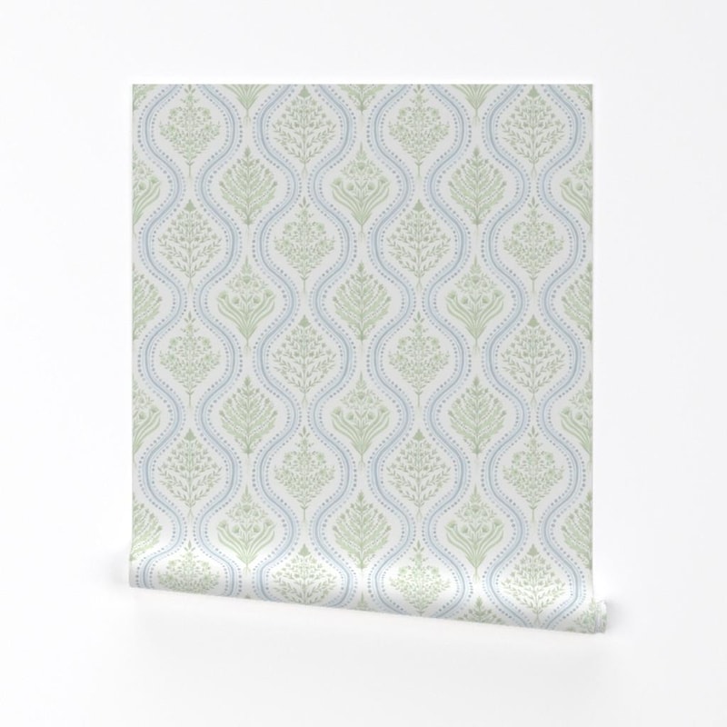Paisley Wallpaper Roll - Etsy