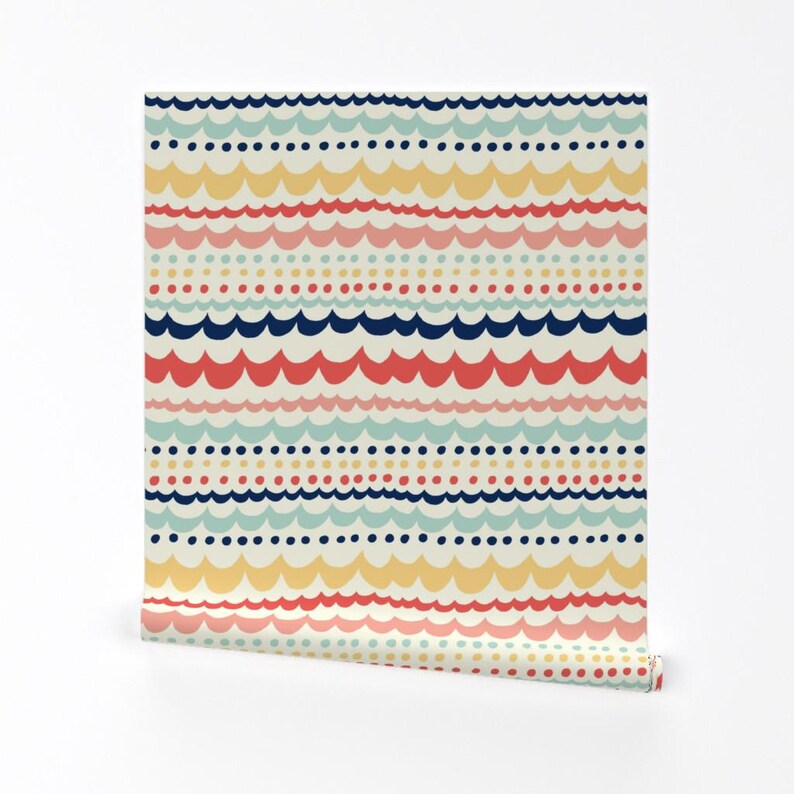Rainbow Scallop Wallppaer - Scallop Fun by Stacyiesthsu - Doodle Custom ...