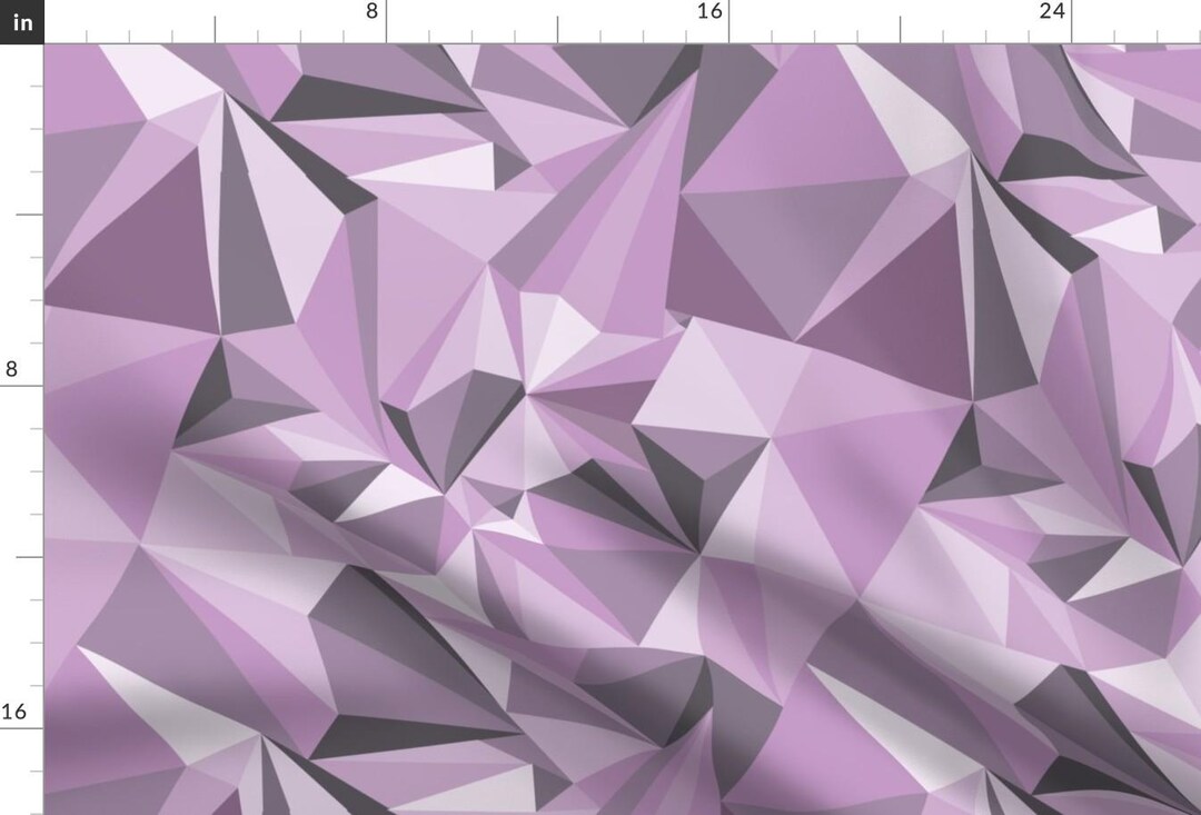 Gem Fabric - This Place is A Prism by Annaboo - Gem Amethyst Purple ...