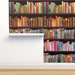 Library Wallpaper Antique Books More by Magentarosedesigns Brown Custom ...