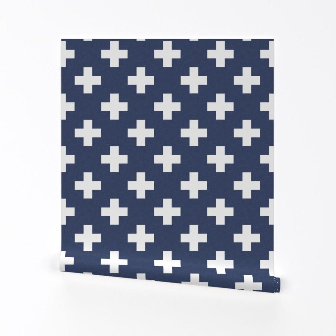 Plus Fabric - Delft Plus One by Holli Zollinger - Plus Symbol Custom ...