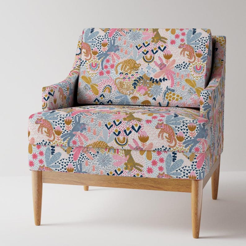 Whimsical Upholstery Fabric- Whimsy Wonderland by Helenpdesigns ...