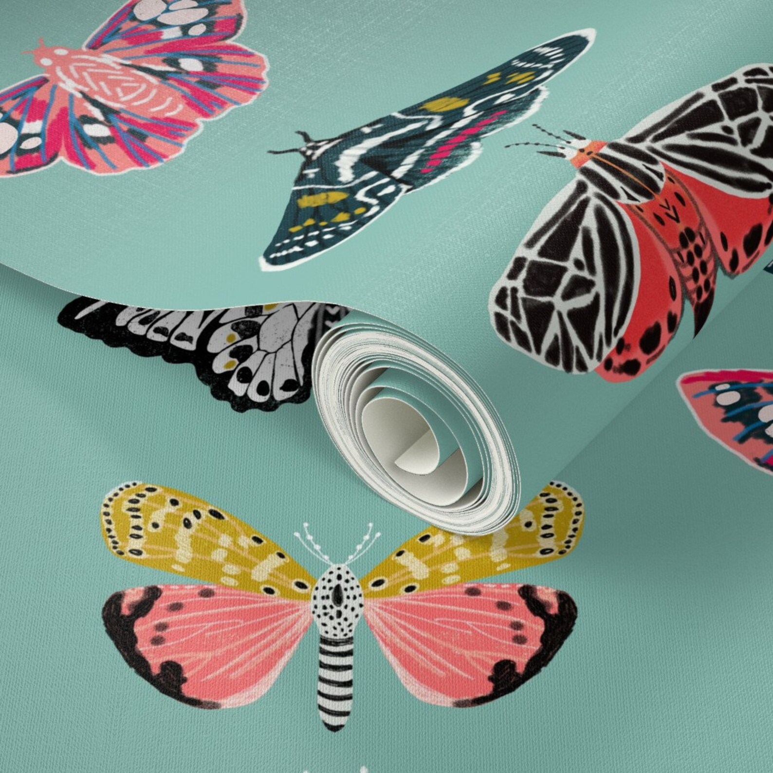 Moth Wallpaper Moths Butterflies Lepidoptery by Andrea - Etsy