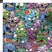 Zombie Fabric - Regular Braaaiiiinnsssss by Sandityche - Zombie Undead ...