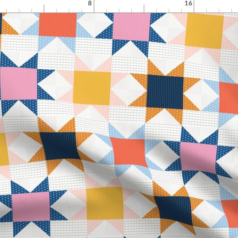 Yellow Star Quilt - Etsy