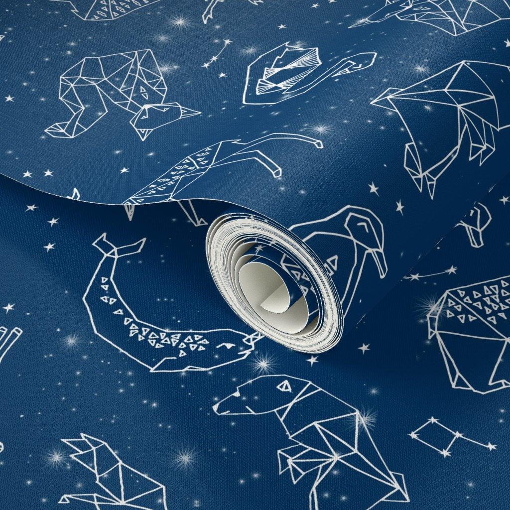 Constellations Wallpaper Geometric Constellations by Andrea - Etsy
