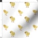 Baby Chick Fabric Baby Chicks on White by Thistleandfox Spring Baby ...