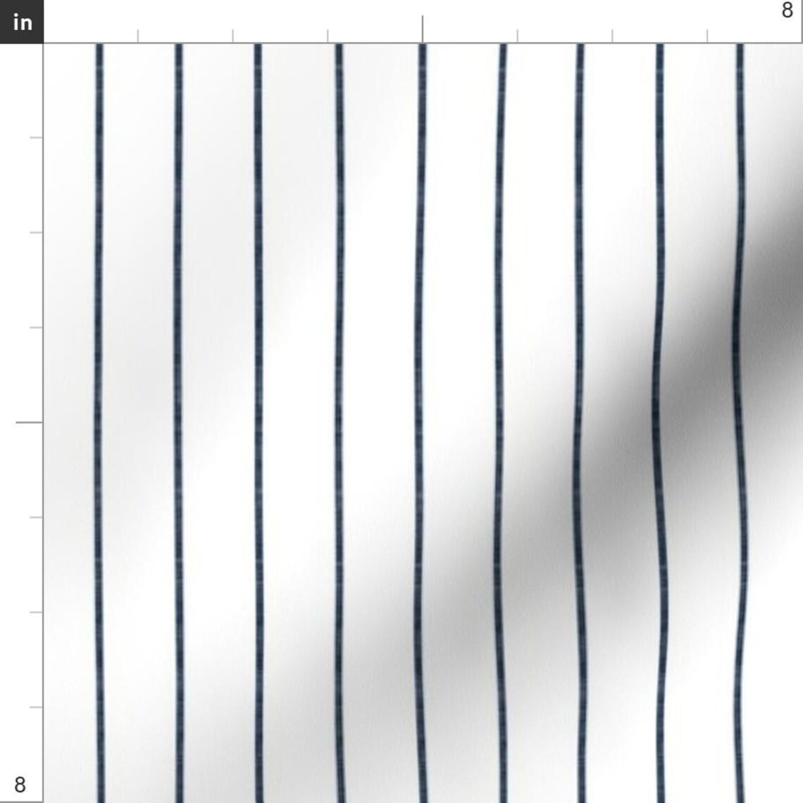 Pin Stripes Fabric - Navy Pin Stripes by Littlearrowdesign - Pin Stripe ...