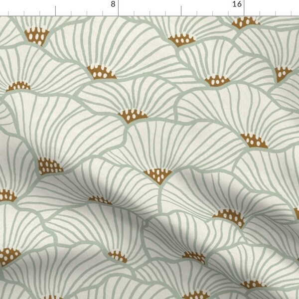 Coastal Floral Fabric - Etsy