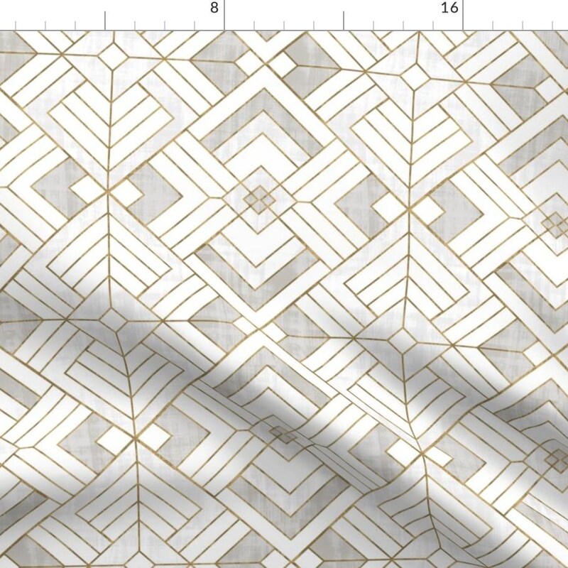 Geometric Design Fabric - Etsy
