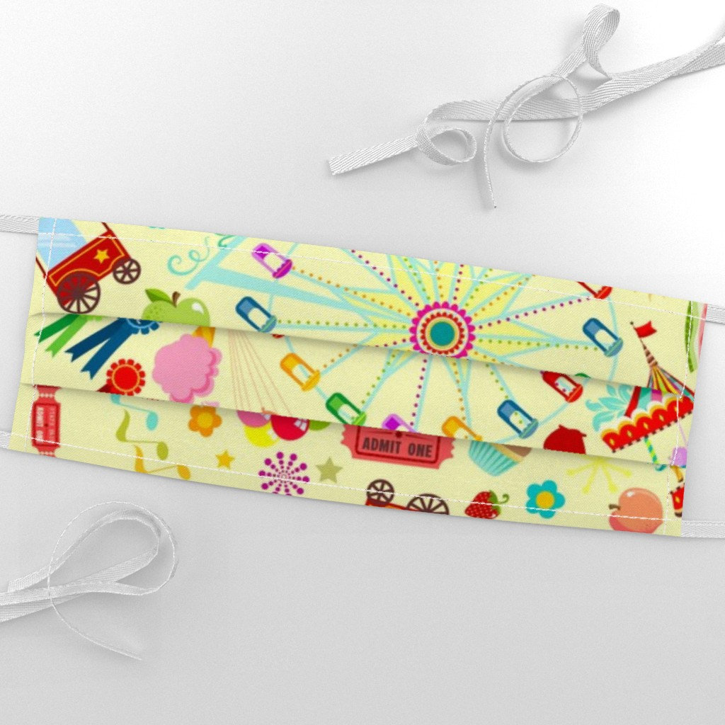 State Fair Fabric Magical Fairground by Creativetaylor - Etsy