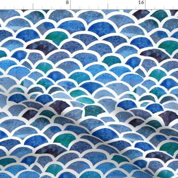 Fish Scale Fabric - Etsy