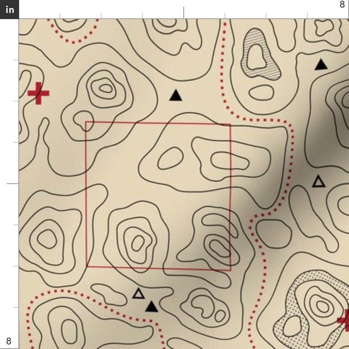 Geological Survey Fabric - Geological Survey by Katerhees - Map ...