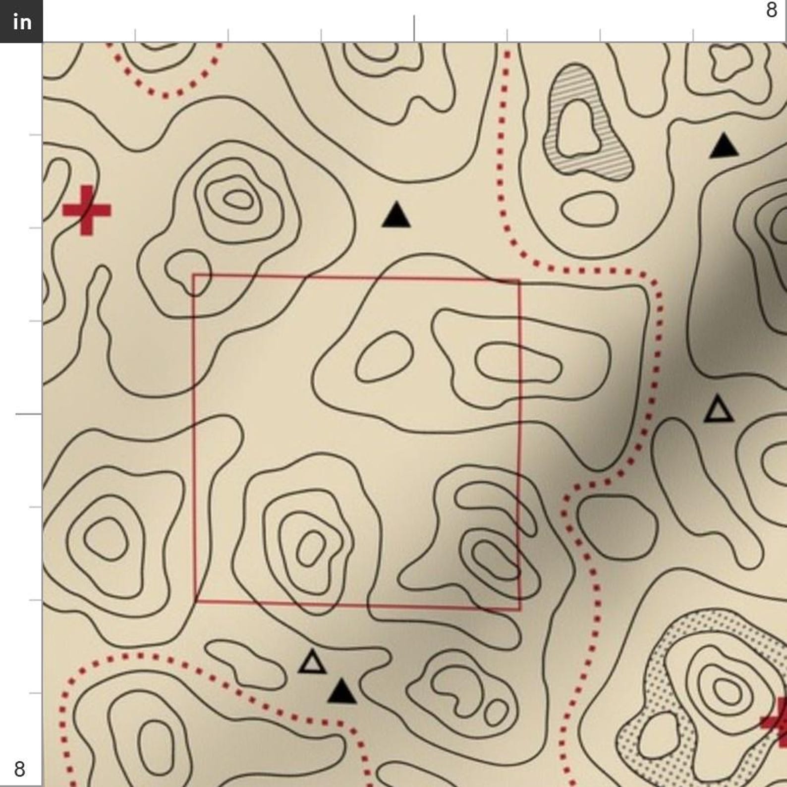 Geological Survey Fabric - Geological Survey by Katerhees - Map ...