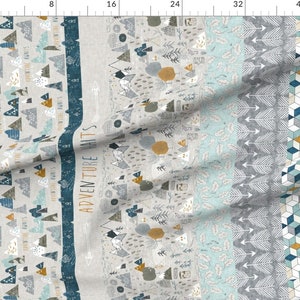 Cheater Quilt Geometric Fabric Max's Adventure 1 Yard Quilt Panel A by ...