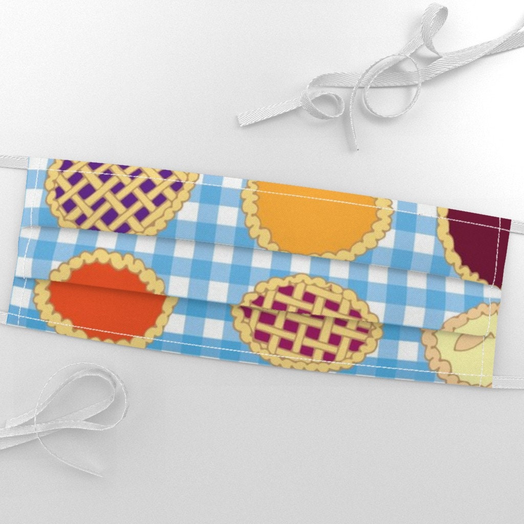 Pie Fabric Pie Time by Katebillingsley Pies Picnic Pumpkin | Etsy