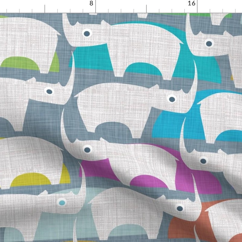 Rhino Fabric - Etsy