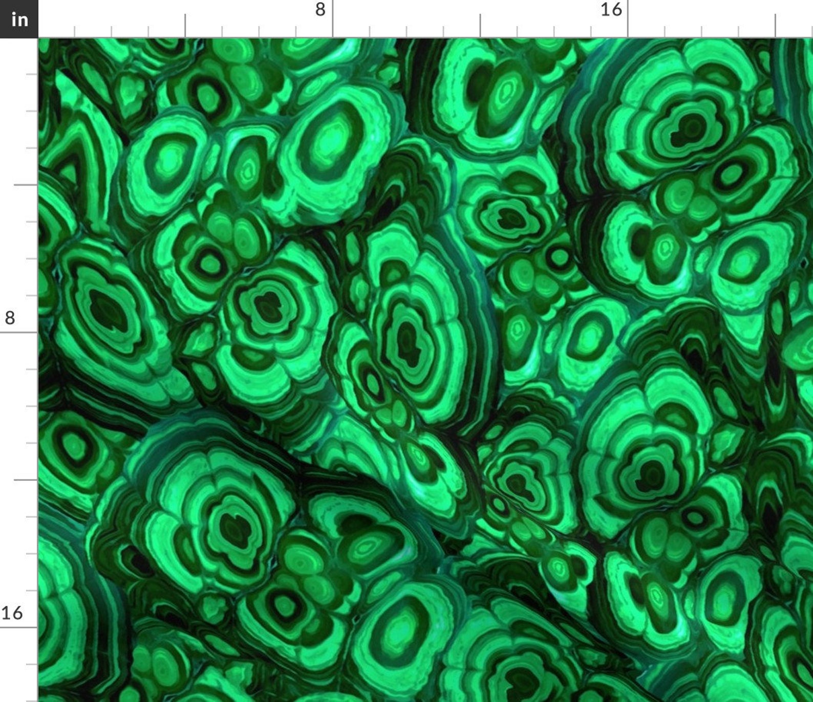 Emerald Green Malachite Fabric Malachite by - Etsy
