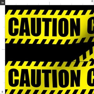 Caution Barricade Fabric - Construction Notice Warning Danger Hazard ...