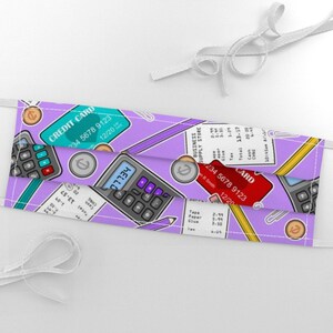 Accounting Fabric Accounting Accountant Purple by Jannasalak | Etsy