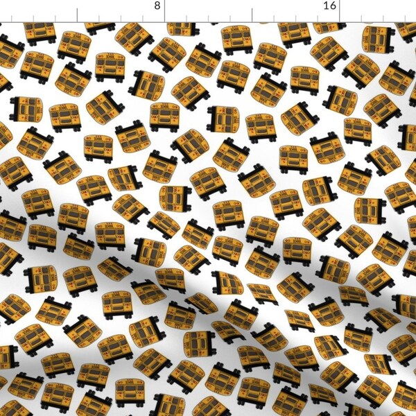School Bus Fabric by the Yard - Etsy
