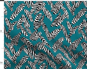 Teal Zebra Print - Etsy