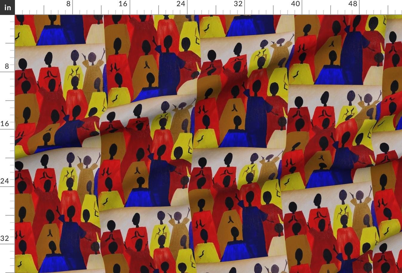 Joyful Fabric - Sing Praises by Sj Hallart - Joyful Gospel Choir Church ...