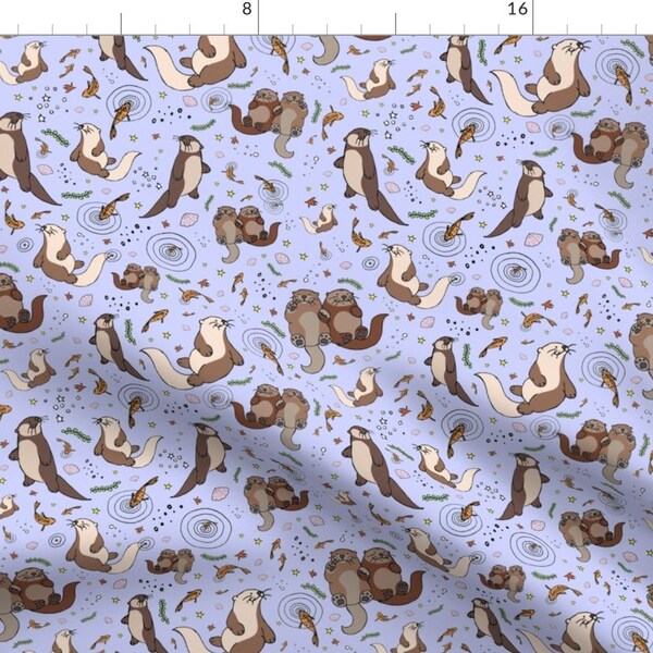 Otter Fabric - Etsy
