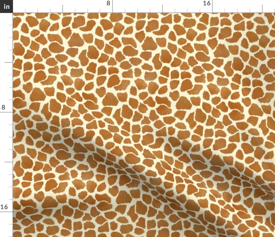 Giraffe Pattern Fabric Giraffe Spots by Eclectic_house Hide Fur Look ...
