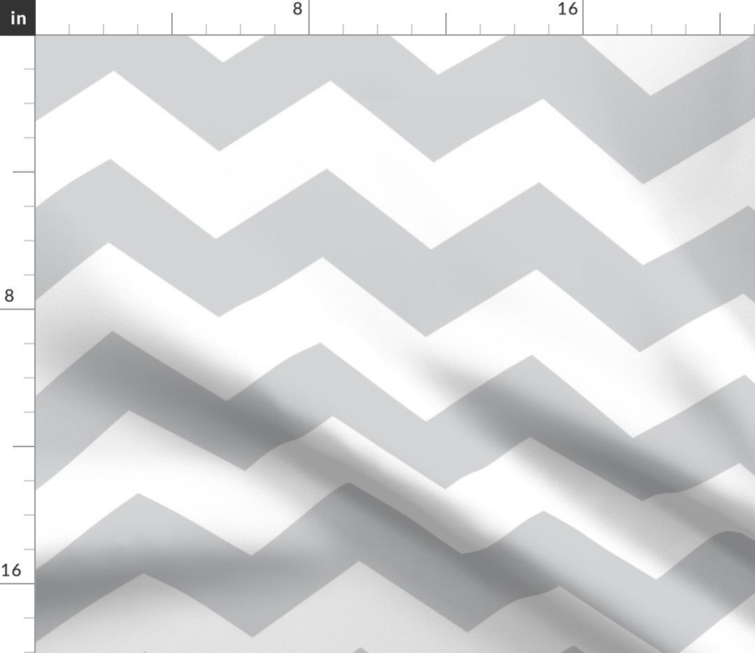 Gray Chevron Fabric Chevron Lg Light Grey By Misstiina Zigzag Modern ...